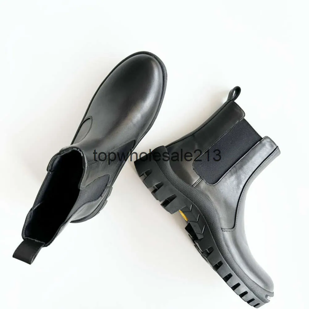 The Roww The Rows Cowhide Top-quality Boots Autumn/winter Women's 2023 ...