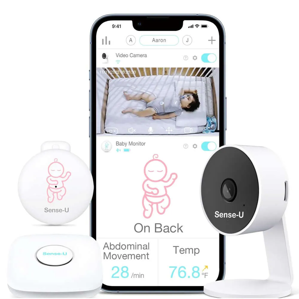 SenseUi Intelligent Baby Monitor with Remote Camera, AHSA Approved ...