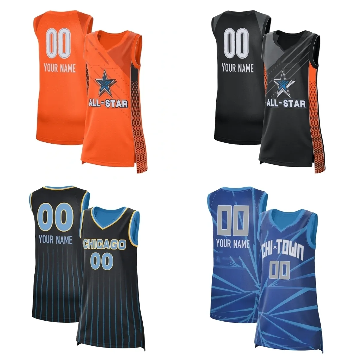 Chicago Sky 2024 Jersey, Women's Khaalia Hillsman, Lindsay Allen ...