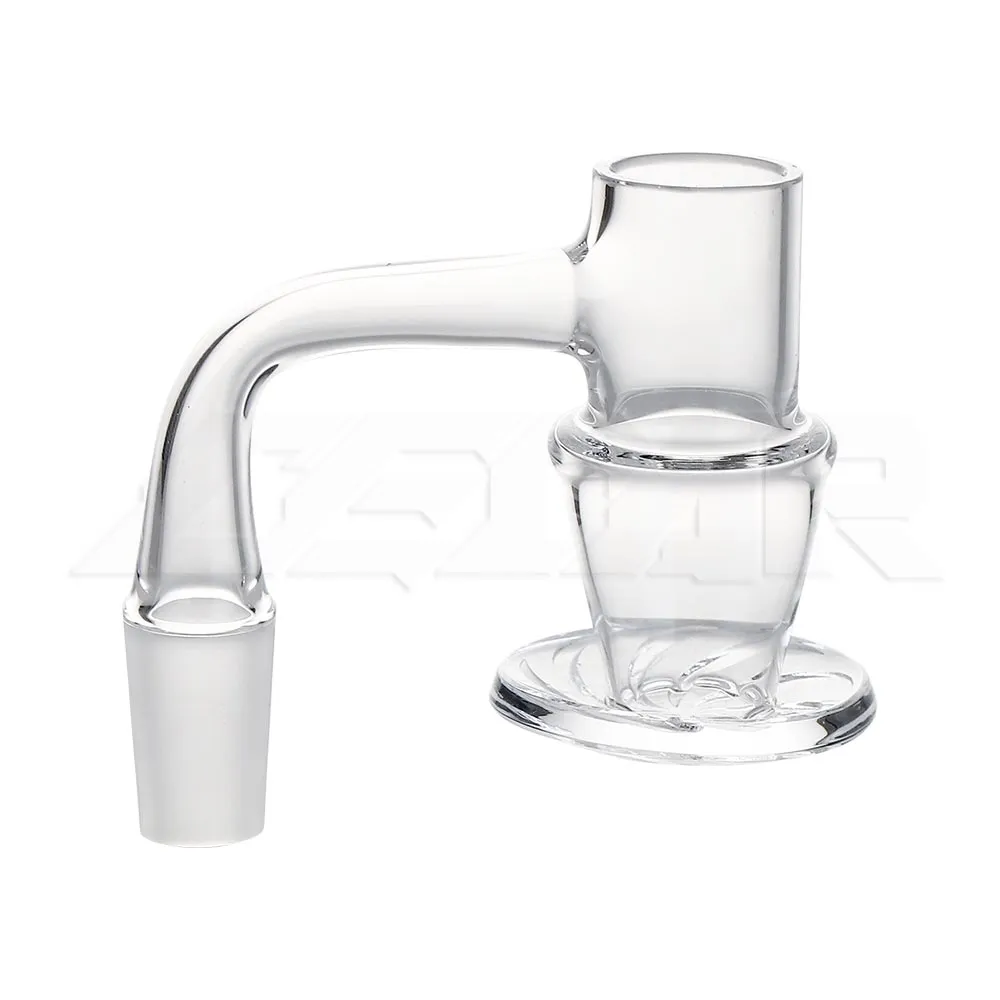 DHgate.com:Beveled Quartz Banger with Transparent Whirlwind Bottom for ...