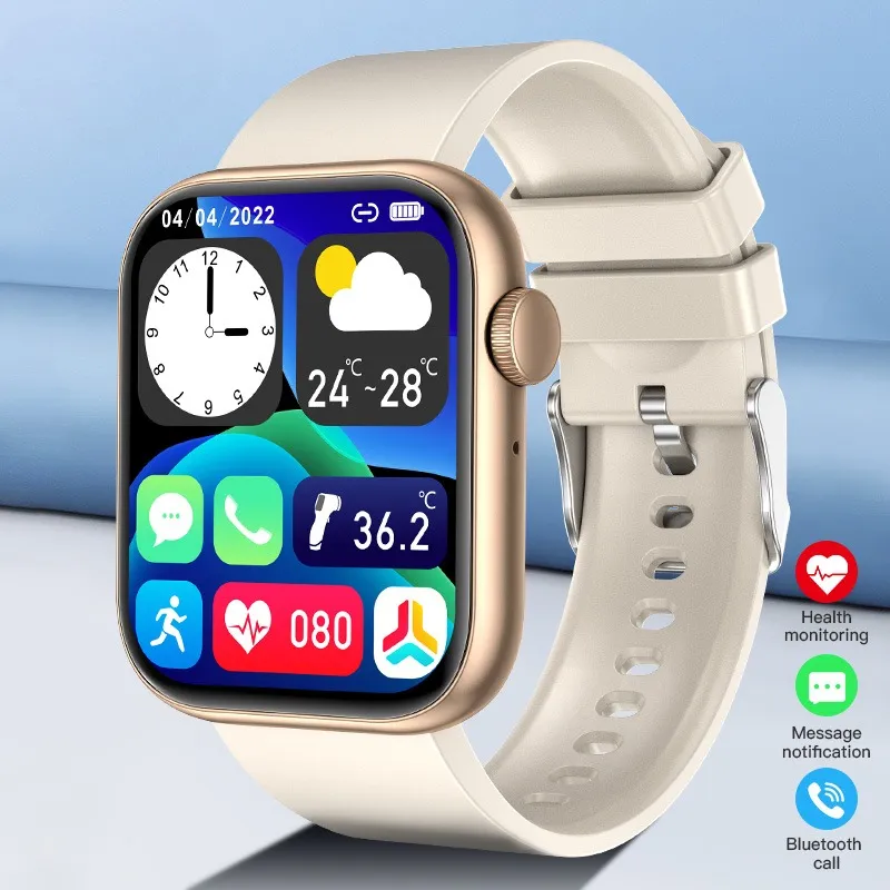 Smartwatch For Men/Women Wireless Charging, Bluetooth Calls, Fitness ...