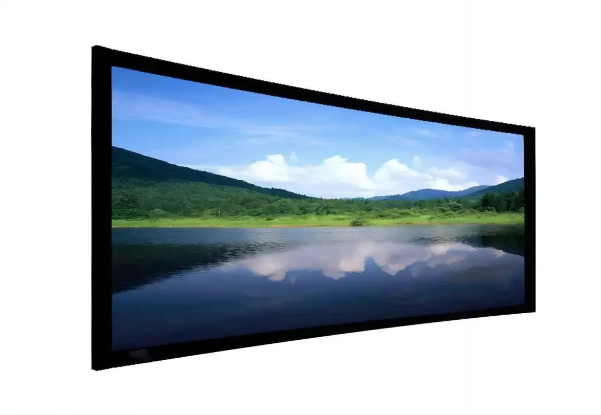 100/120/135/150/180/200 Inch Long Focus Projection Screen, Curved Movie ...