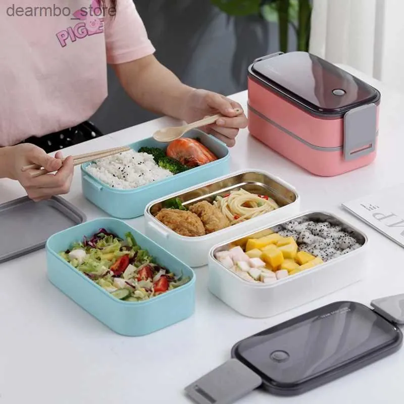 Bento Boxes Lunch Box Kitchen Work Student Outdoor Travel Microwave ...