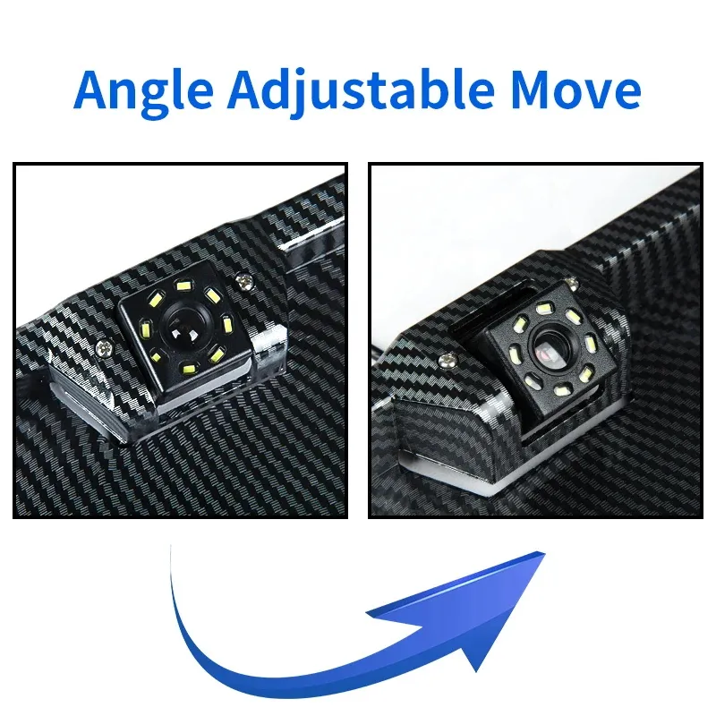 DHgate.com:EU License Plate Frame Camera | Waterproof 8 LED Night ...