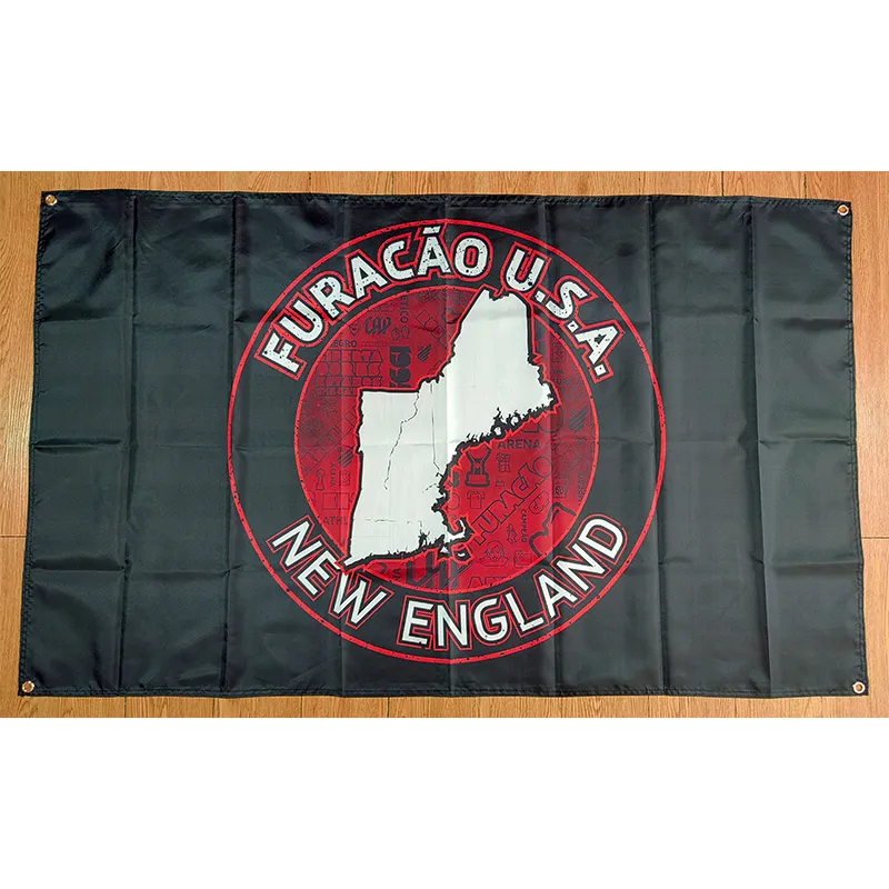 Custom Made FURACAO USA New England Flag 90*150cm... From Huyongkui, $6 ...