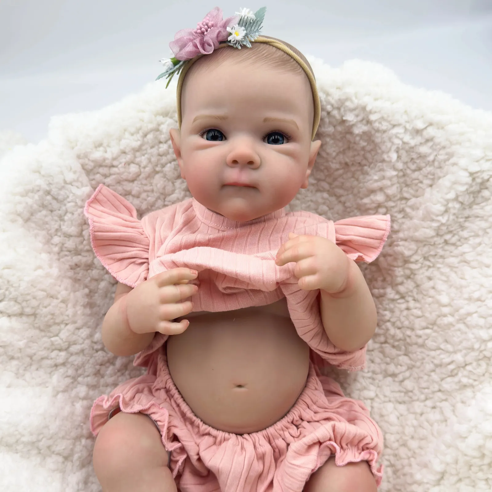 Bettie Full Body Collectible Reborn Doll Arts 19 Inch Soft Silicone ...
