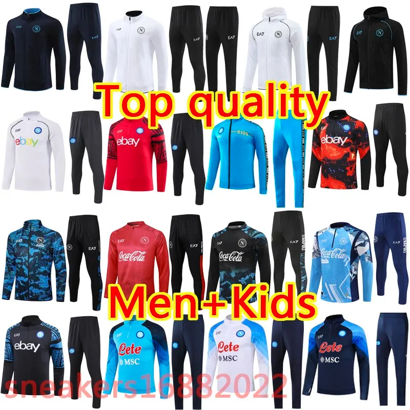 SSC Napoli Track Suit For Men | 25 Long Sleeve Football Jacket Italian ...