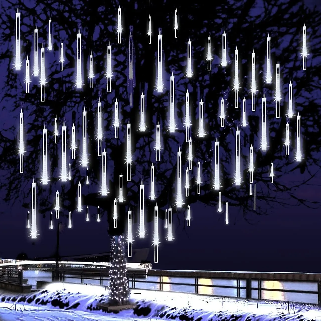 DHgate.com:Falling Rain Lights Meteor Shower Lights Christmas Lights ...