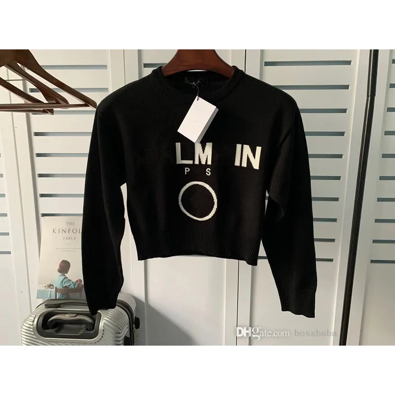 Designer Women's Sweater: Fall and Winter Classic Letter Jacquard ...