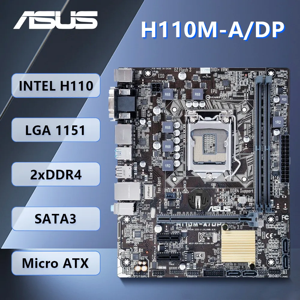LGA 1151 Micro ATX Motherboard: DDR4, USB 3.0, PCI E 3.0 Support For I5 ...