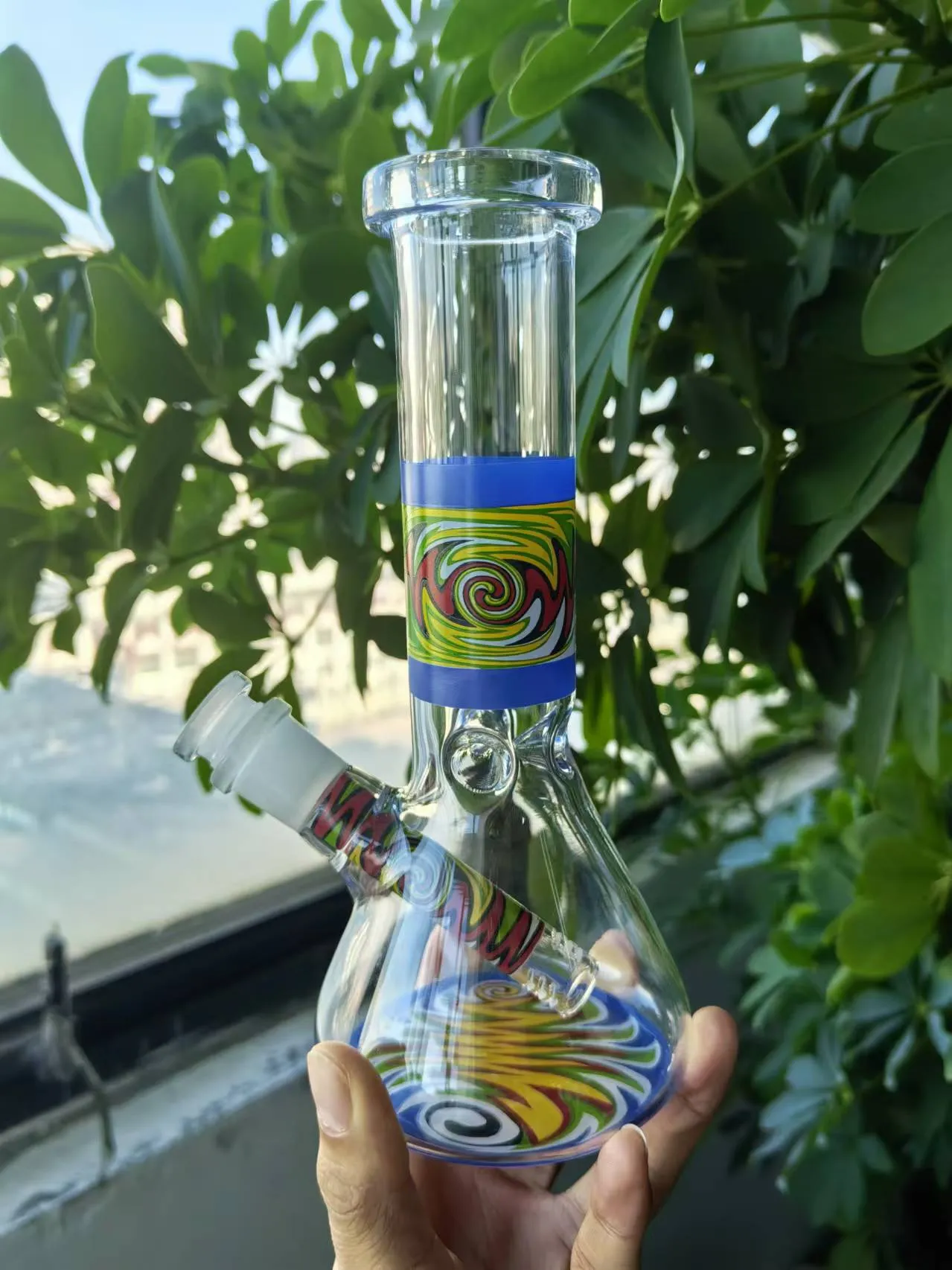 Wholesale Unique Freezable Coil Bong With Recycler And Thick Glass ...