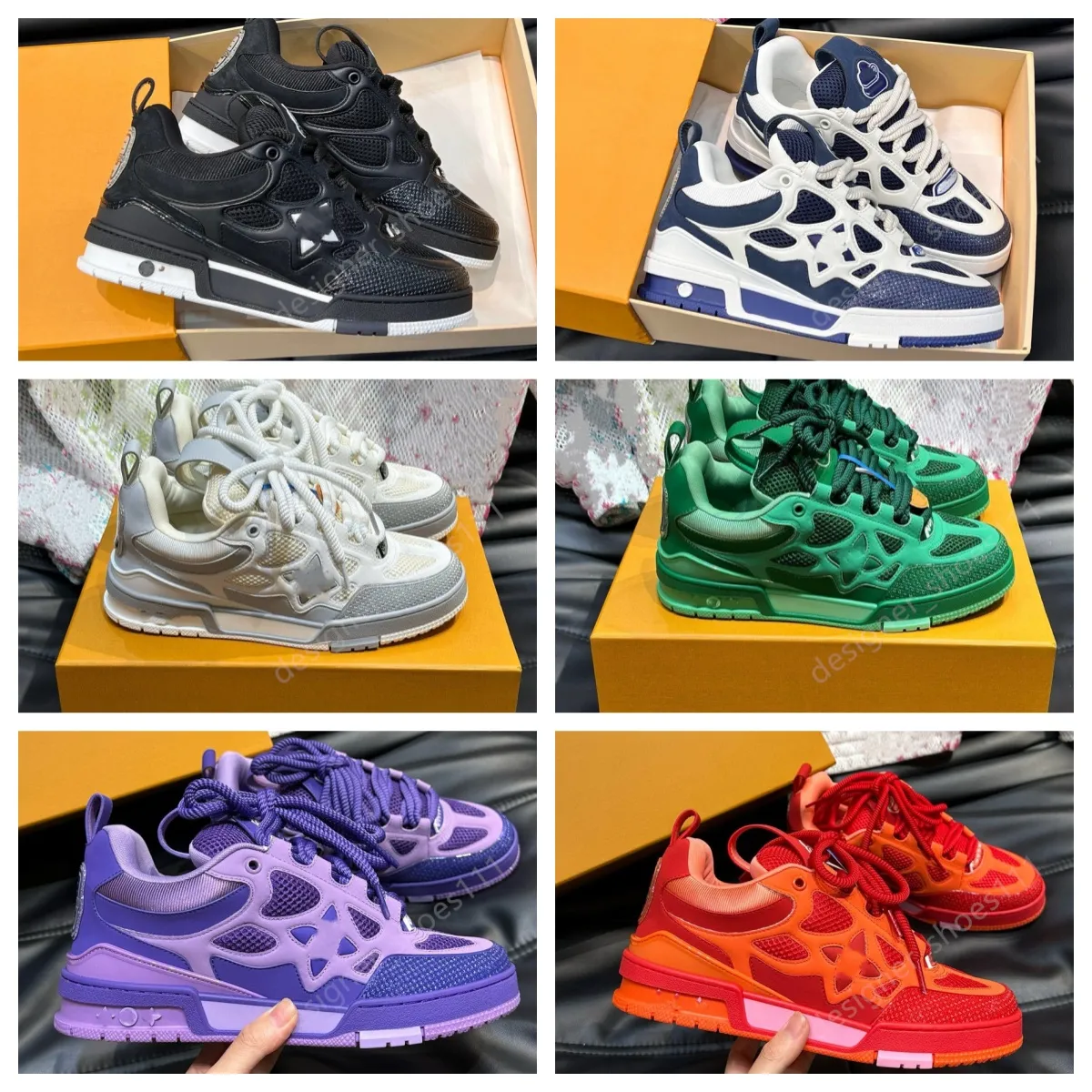Bulk Designer Leather Sneakers Luxury Casual & Basketball Shoes For Men ...