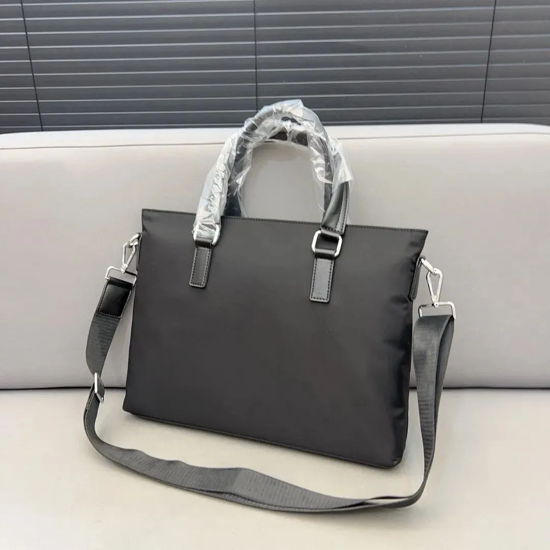 Luxury Designer Waterproof Nylon Canvas Briefcase Handbriefcase Bag For ...