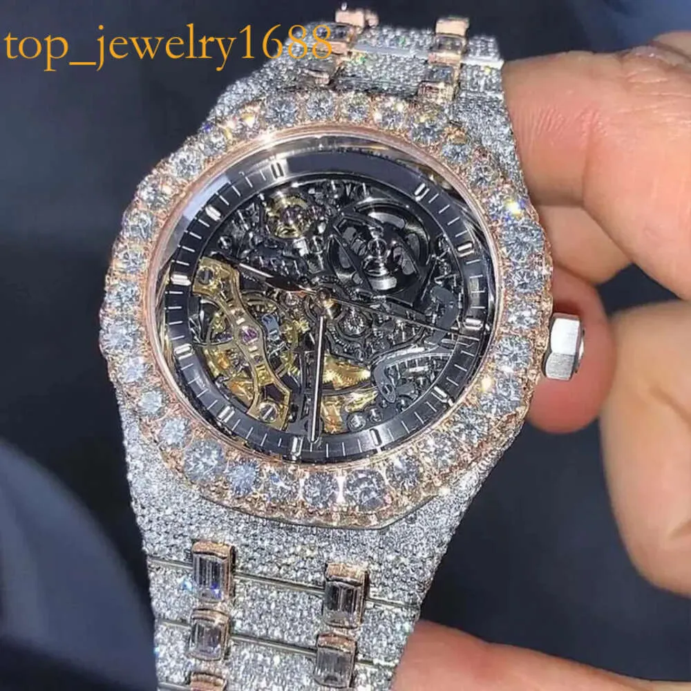 10A Digner Moissanite Version Skeleton 2023 New Diamonds Watch PASS TT ...