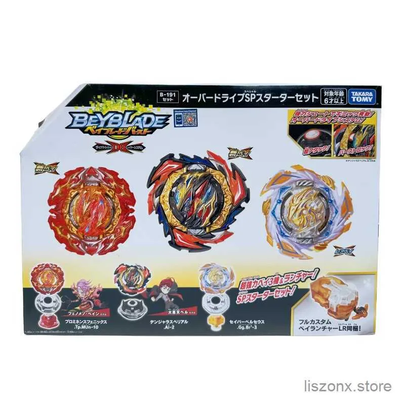 4d Beyblades Original Takara Tomy Beyblade Burst DB B 191 Overdrive Special Starter Conjunto De ...