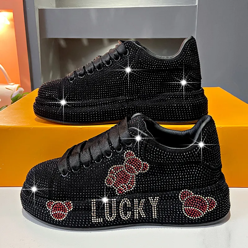 Bulk Luxury Womens Sneakers Rhinestone Platform Trainers... From ...