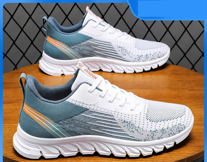New Spring Men's Lace Up Running Men's Volleyball Shoes Fashionable And ...