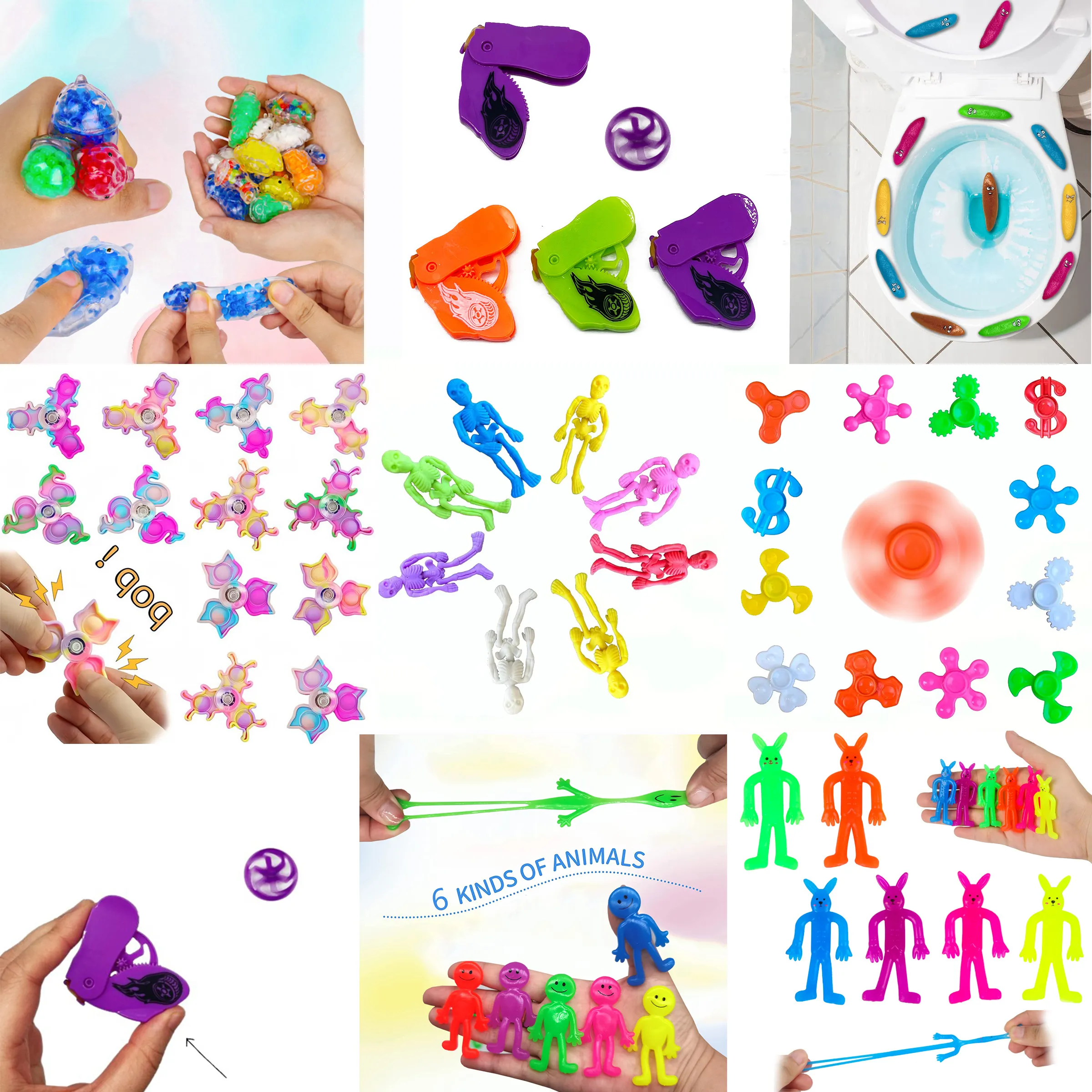 Fidget Toys Poo Launcher Tricky Slingsshot Duyusal Oyuncak Komik Stres ...