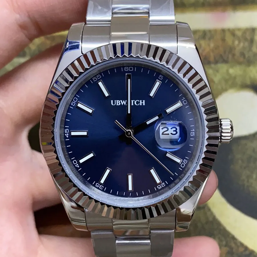 ST9 36mm Automatic Mechanical Watch Blue Dial Sapphire Glass 2813 ...