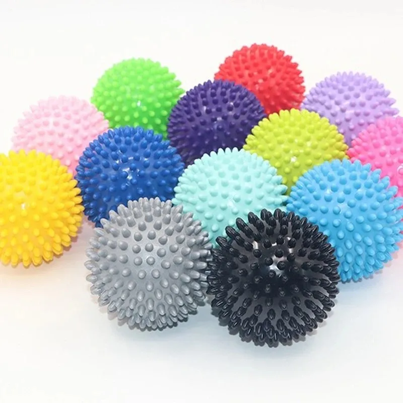 2024 Durable PVC Spiky Massage Ball Trigger Point Sport Fitness Hand ...