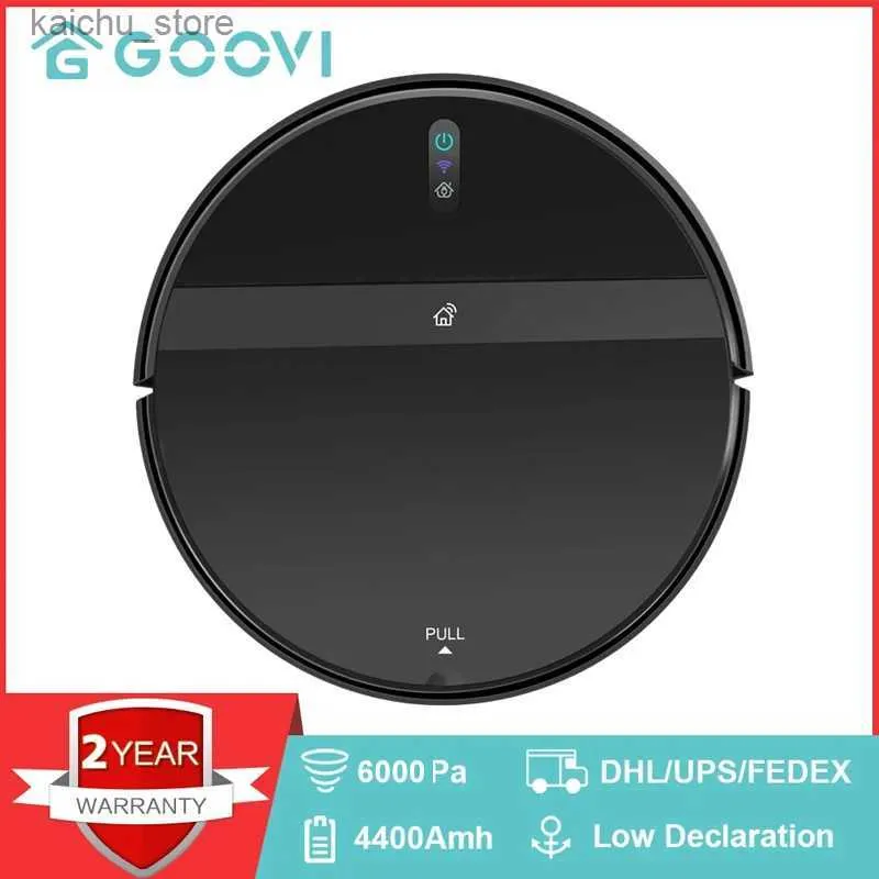 GOOVI Robot Vacuum Cleaner V3SS - 6000Pa Suction, Gyro Navigation ...