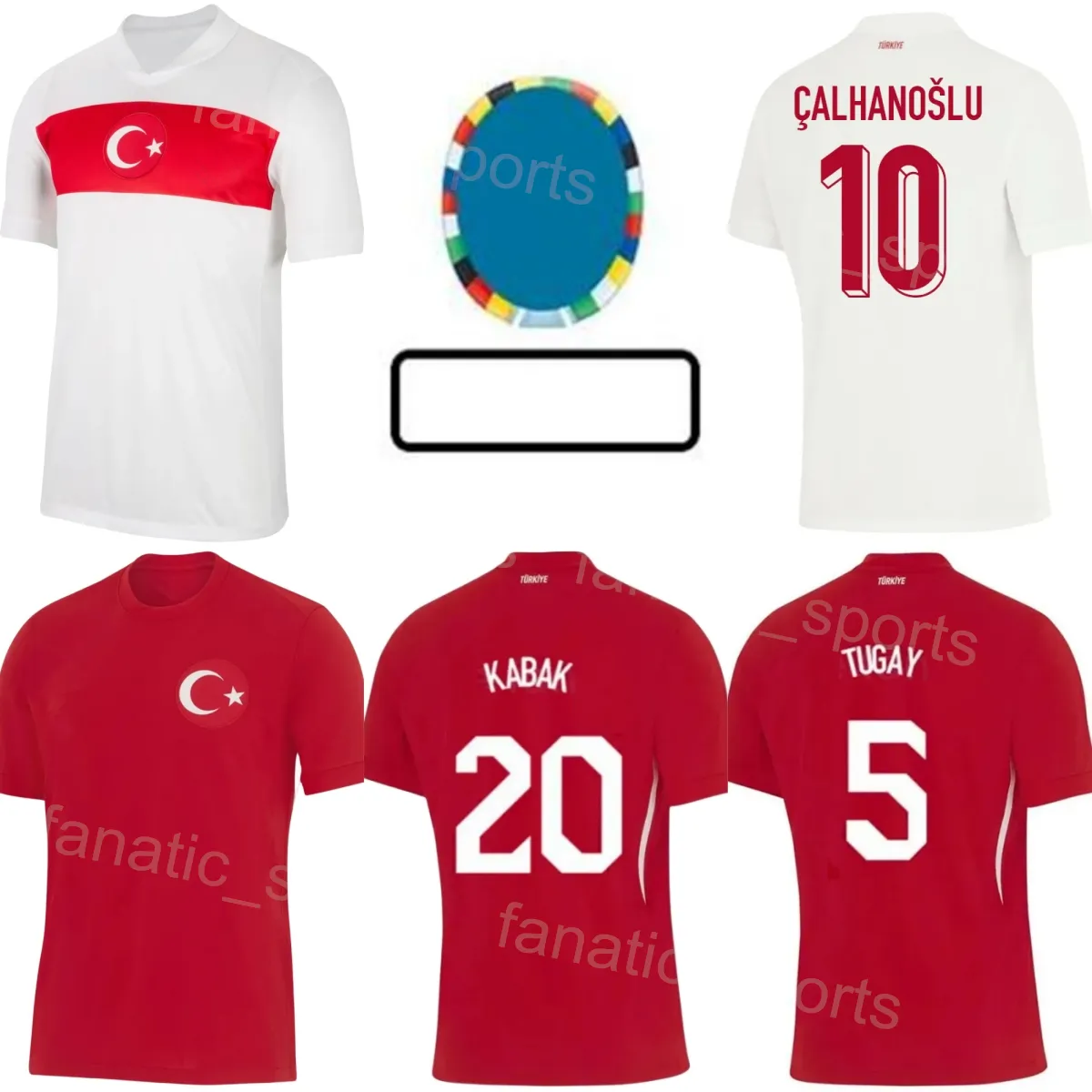 National Team GULER Soccer Jersey Turkey AKGUN YUKSEK KOKCU DEMIRAL ...