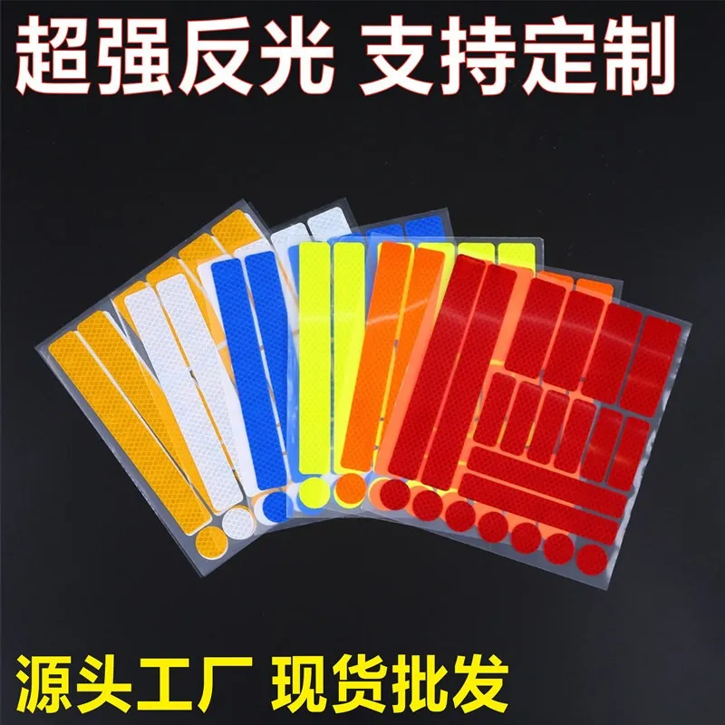 MTB Stickers Bike Frame Stickers Reflective Honeycomb Car Sticker ...