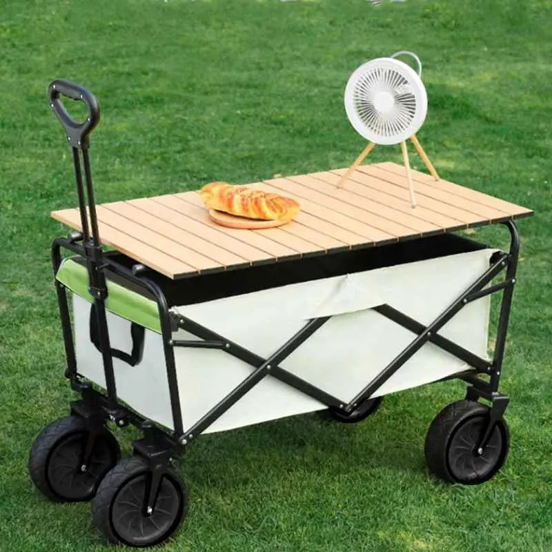 Push And Pull Folding Carts Wheeled Picnic And Shopping Carts For ...