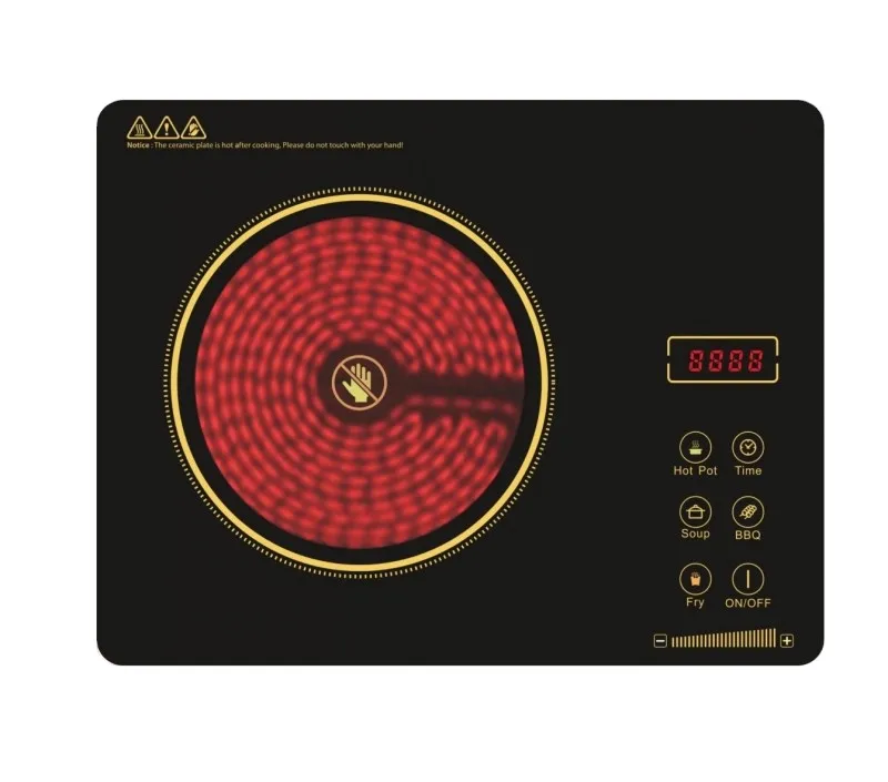 Independent Control Electric Cooktop With LED Touch Screen, Built In ...