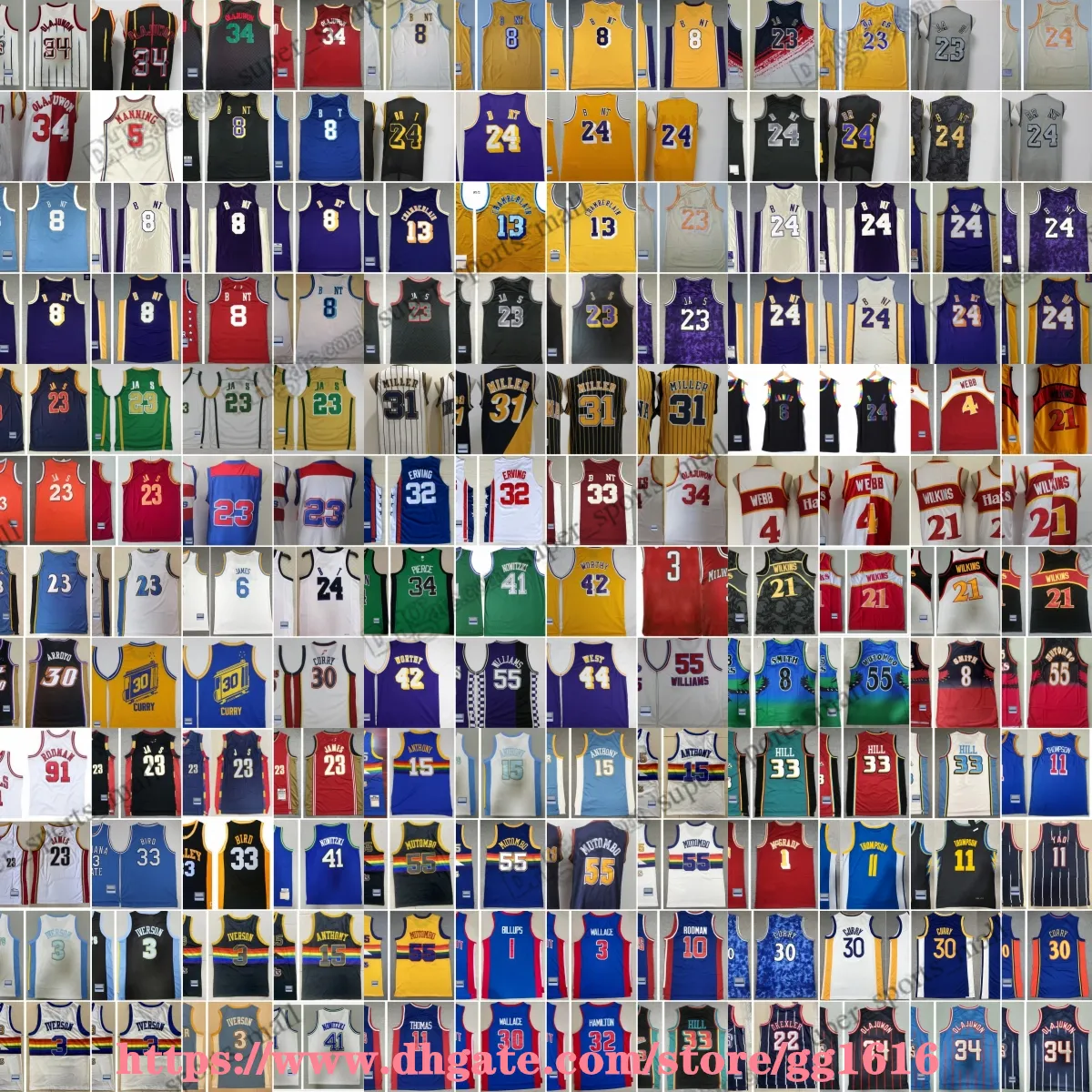 Retro American Basketball Tops Featuring Hardaway, Michael McGrady ...