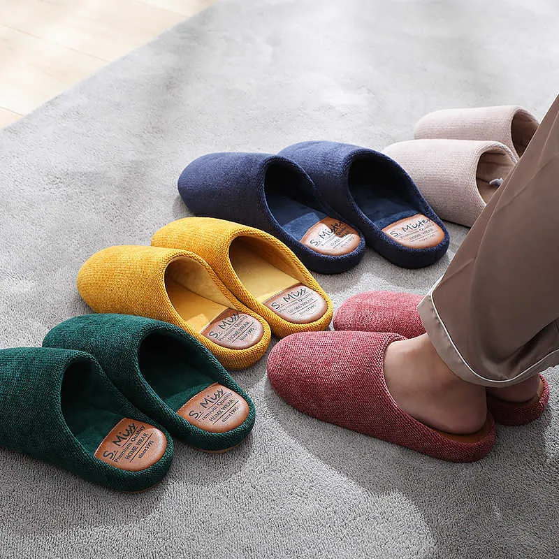 Asian Slippers: Japanese Style Wooden Floor Indoor Slippers, Warm ...