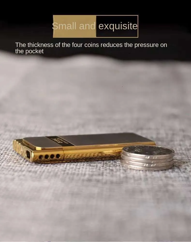 New Zorro Slim Portable Compact Butane Lighter, One Touch Ignition ...