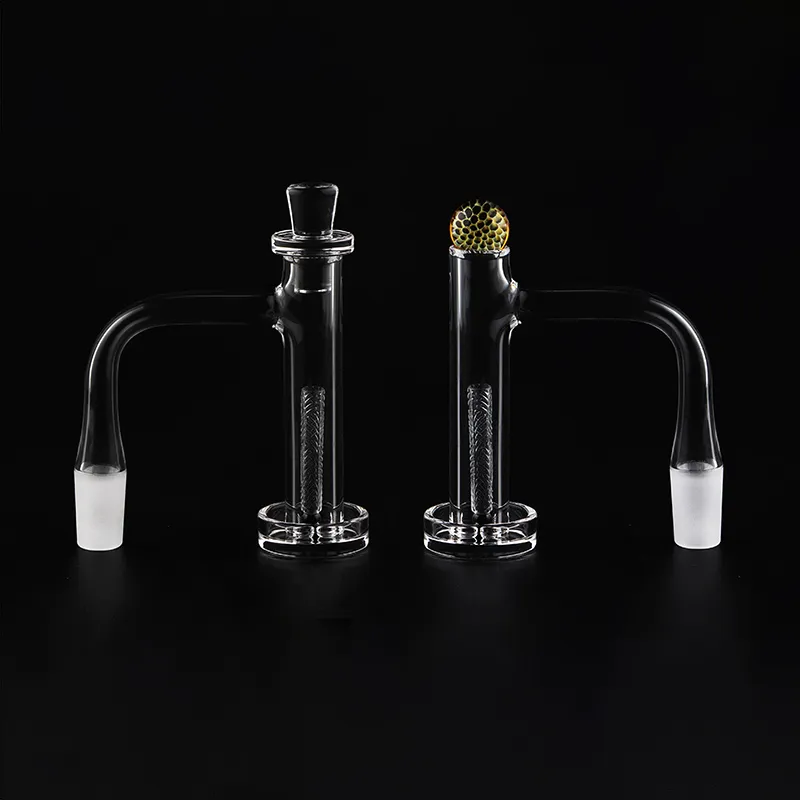 Smoke Nail Beveled Edge Control Tower Quartz Banger Two Styles, 10/14 ...