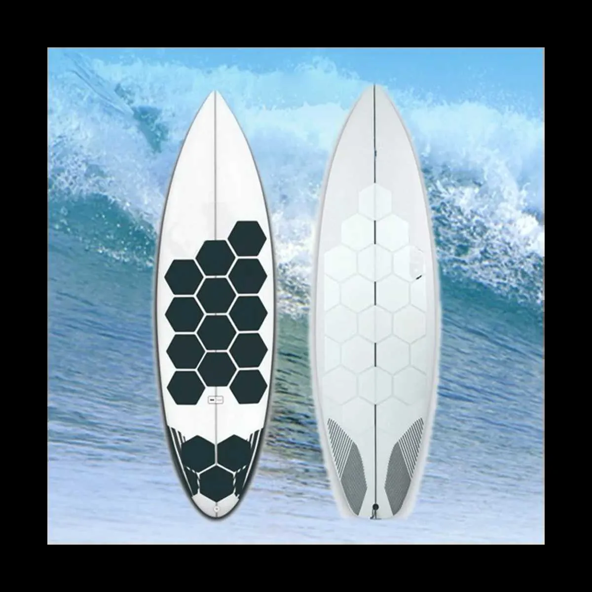 Surfboard Traction Pad Set - Anti-Slip Grip - Enhanced Control ...