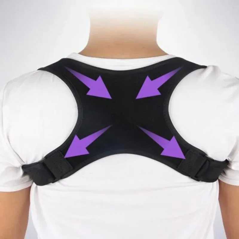 New Adjustable Posture Corrector Back Support Belt for Spine, Back, and ...