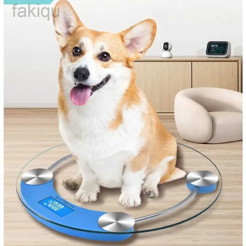 2358 Transparent Bathroom Scales: LCD Smart Digital Body Weight Balance ...
