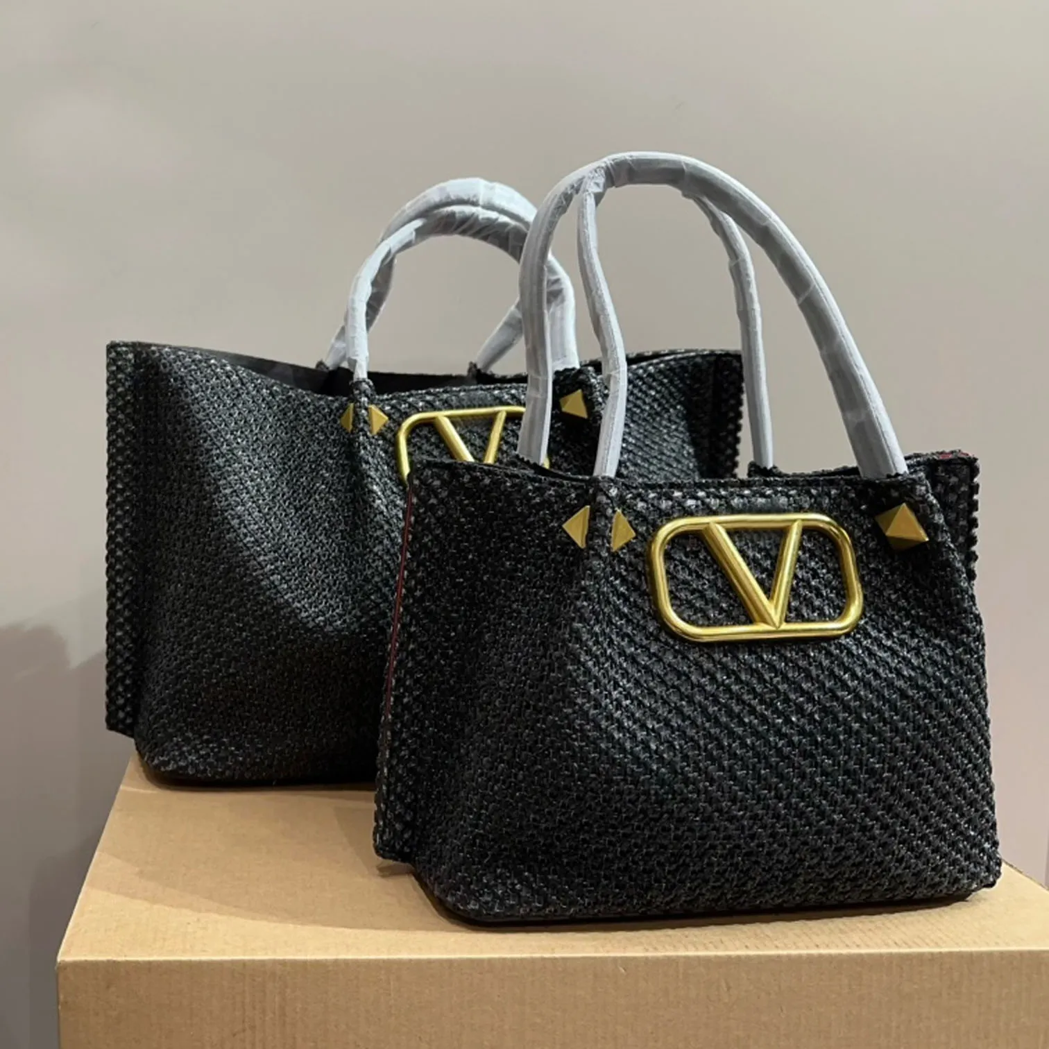 Woven Leather Handbag Women's Designer Tote Bag, Stylish Woven Handbags ...