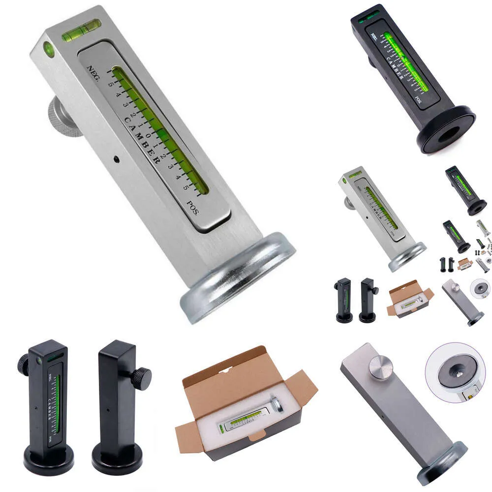Automobile Compass Magnetic Alignment Tool - Universal Pillar Camber Castor Gauge with Bubble ...