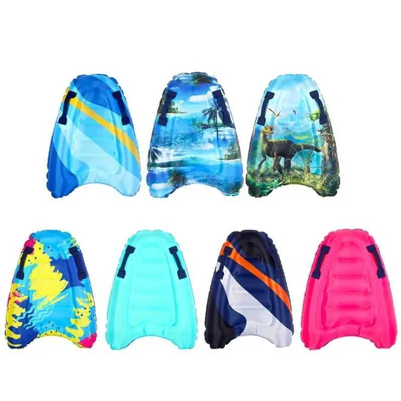 Inflatable Swim Mat: Portable Kids' Bodyboard for Pool & Beach Fun ...