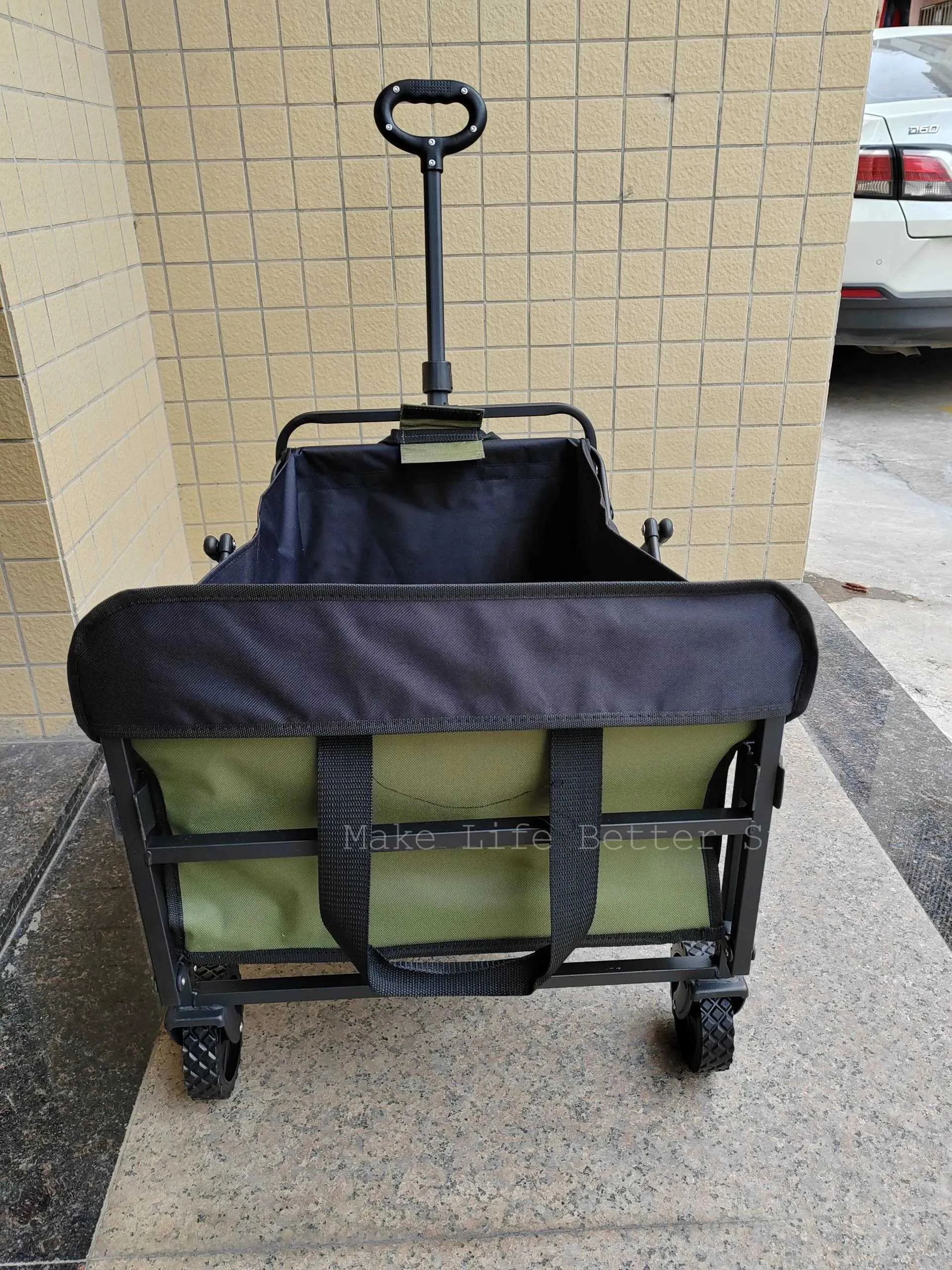 Push And Pull Folding Carts Wheeled Picnic And Shopping Carts For ...