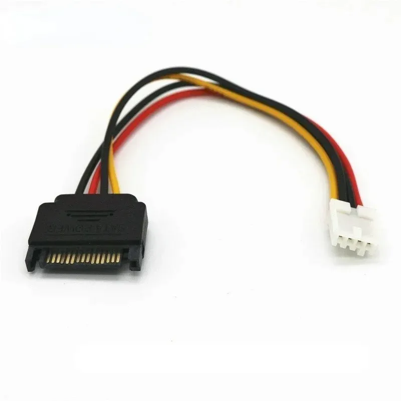 High-Quality 15 Pin SATA Power Cable to 4 Pin IDE/Molex Adapter ...
