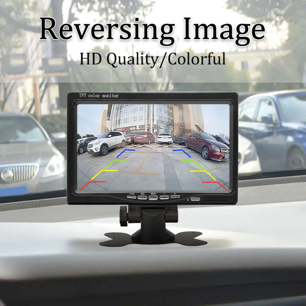 GPS 7 Inch Car Monitor Screen HD Rear View Camera With 2 Way Video ...