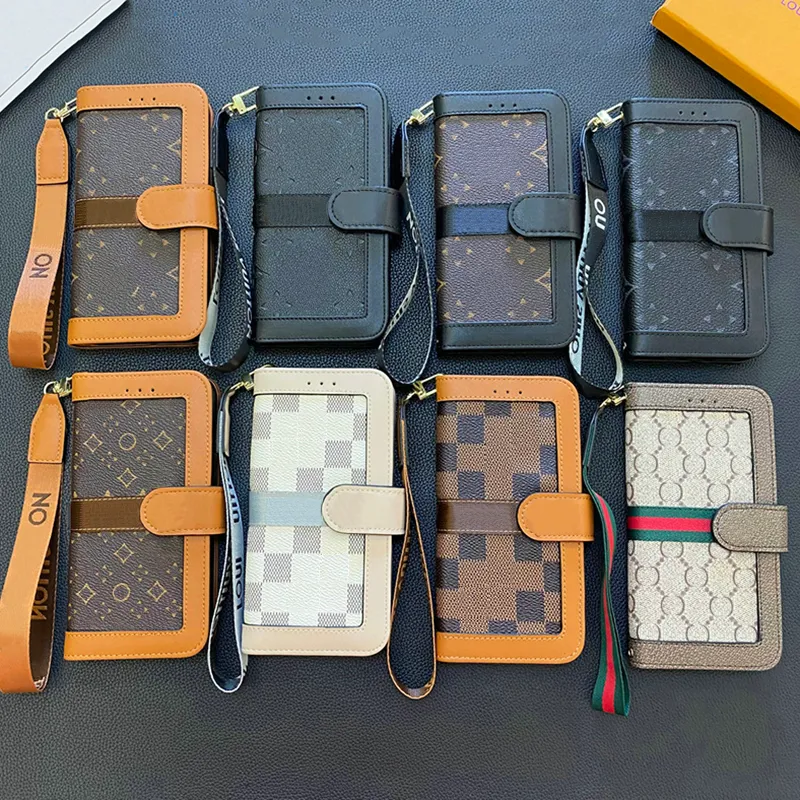 Luxury Leather Flip Wallet Phone Case Card Slot Mobile Cover For IPhone ...