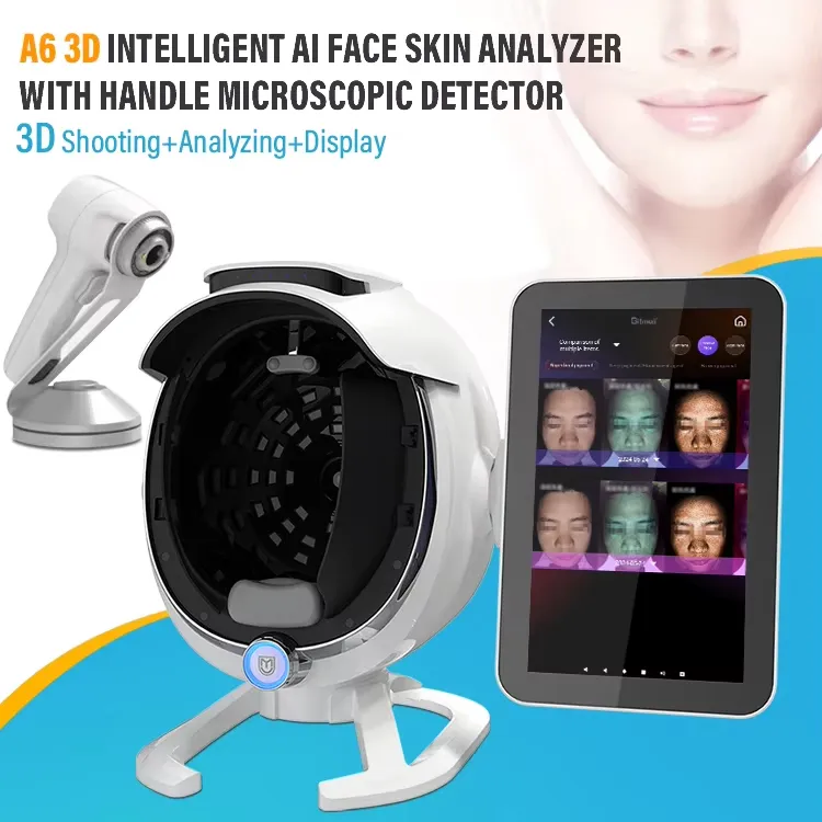 Professional 2-in-1 15.6 Inch 3D Face Imaging Skin Analysis Machine for ...