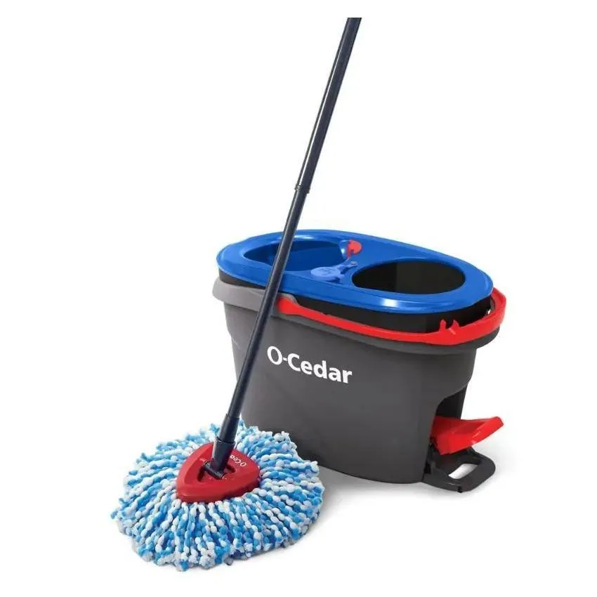 Rotating Mop And Bucket System: Easy Mop And Mop Cleaner Bucket With ...