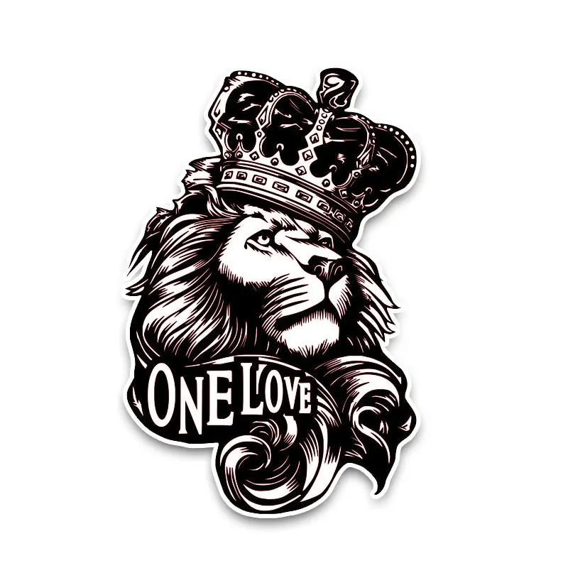 Scratch Cover Car Stickers - Princess Crown Lion Design - Body Decals ...
