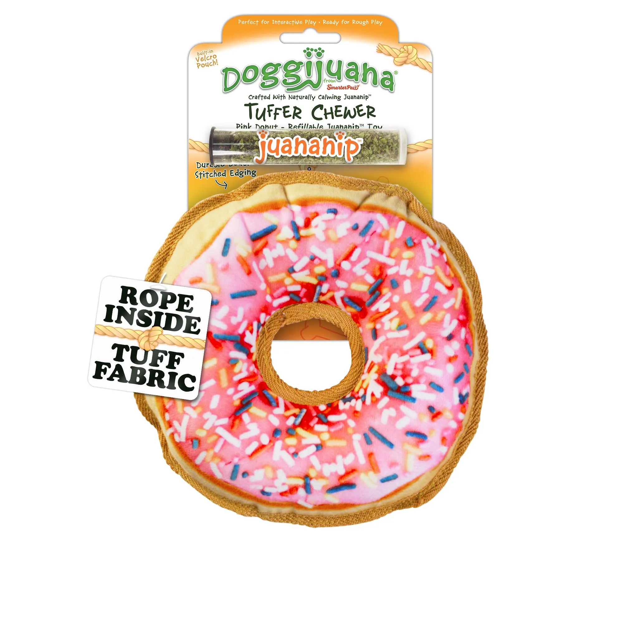 Refillable Donut Dog Toy, Medium: Tuffy Chewer for Power Chewers! Shop ...