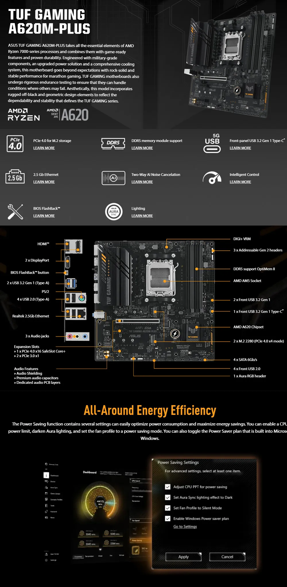 AMD Ryzen 5 7600 & 8GB DDR5 RAM Combo: A620 MATX Motherboard, 5200MHz Memory, Ready For 2024 ...