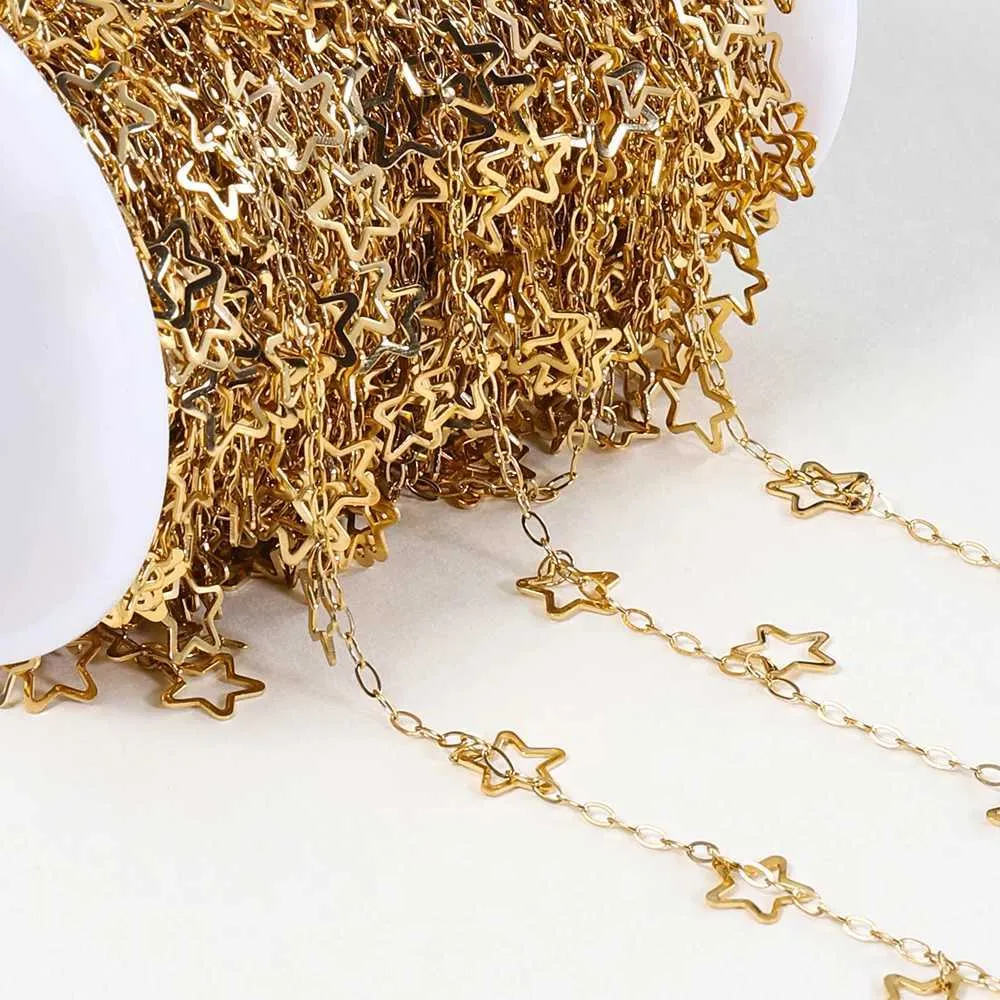 Stainless Steel Chains For Necklaces: Star Pendant Charm Necklace, 2 ...