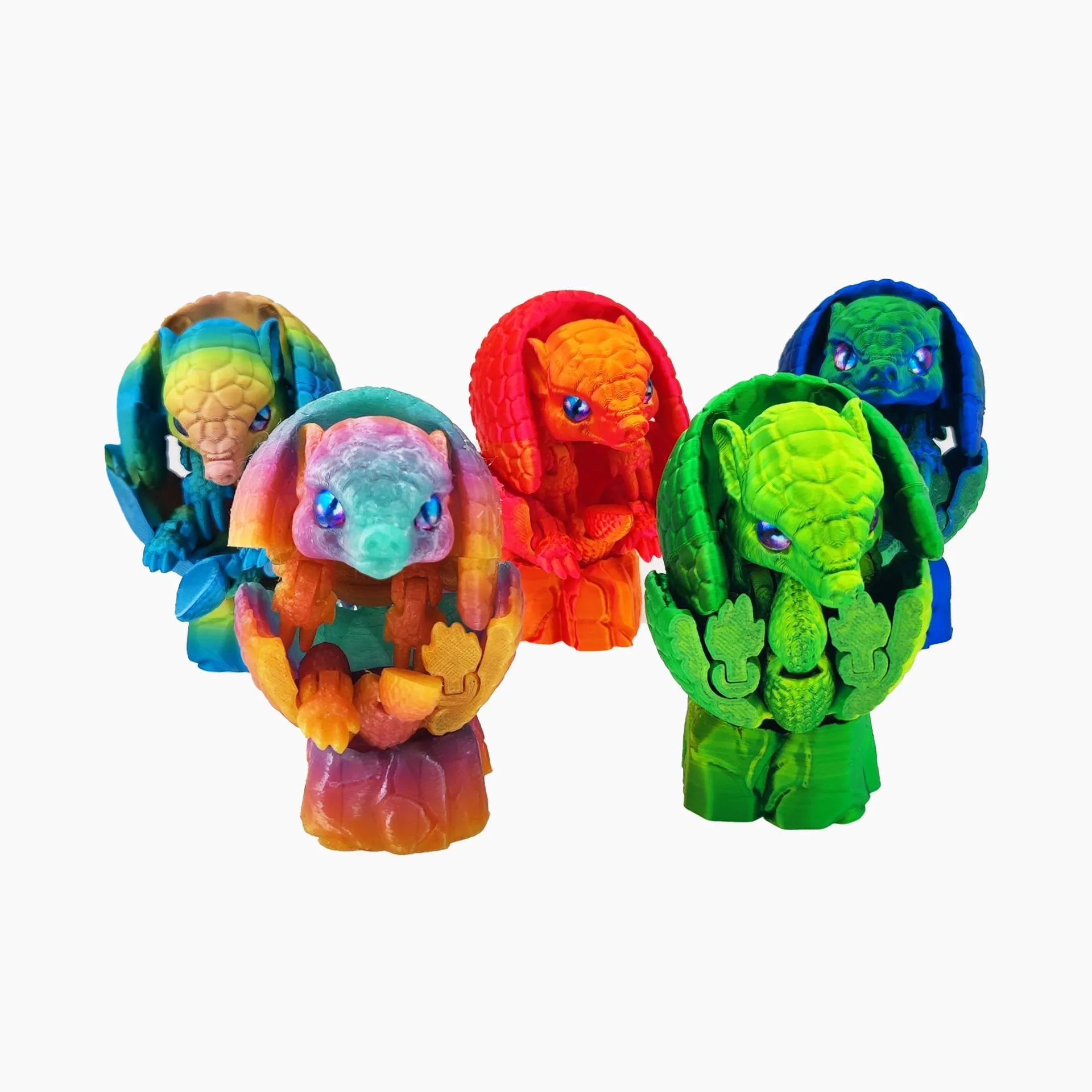 Exquisite 3D Printed Pangolin With Retractable Joint Body, Luminous ...